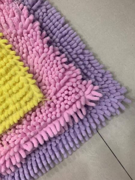Quality Cleaning Microfiber Plush Chenille Fabric 100% Polyester Blanket Shaggy Fabric for sale