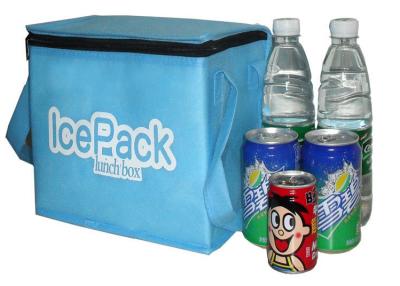 Cina Il Nonwoven portatile ha isolato le borse più fresche per promozionale, Grey/blu in vendita