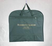 China Colored Foldable Suit Protector Garment Bag With Buttons And Webbing Handles for sale