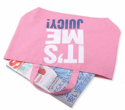 Cina Borse del cotone stampate rosa delle signore di borse del totalizzatore della tela per il supermercato delle signore in vendita