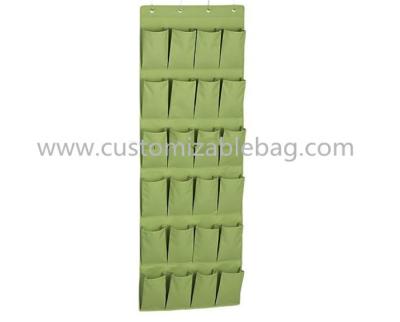 China Bolso não tecido das caixas de armazenamento 24 do azul da forma sobre o organizador da sapata da porta à venda