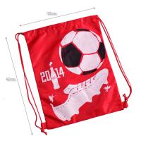 China Full Side Printed Polyester Drawstring Backpack , Outdoor Gym Sports Backpack for sale