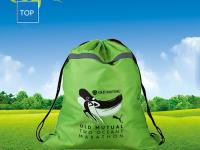 China Personalized Advertising Drawstring Backpack W35*H47Cm Silk-Screen Printing for sale