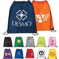China Personalized Advertising Drawstring Backpack W35*H47Cm Silk-Screen Printing for sale