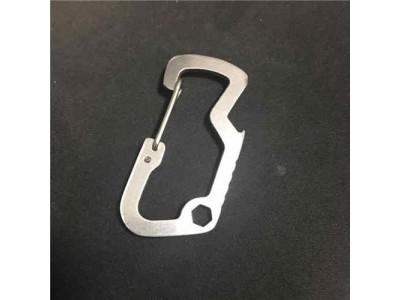 China Engraved Stainless Steel Carabiner Beer Bottle Opener,Good quality, factory customized blank stainless steel carabiner for sale
