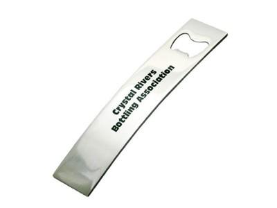 China Stainless Steel Flat Bar Blade Bottle Opener,Factory manufacture stainless steel bartender long flat beer bottle opener, for sale