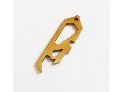 China Gold Plating Outdoor Tool Bottle Opener,Cool innovative design, gold plated die casting alloy outdoor tool bottle opener for sale