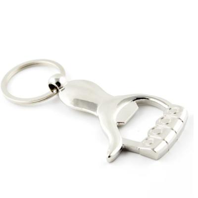 China Custom cheap promotion gift die casting zinc alloy blank keychain thumb up like beer bottle opener, engrave logo for sale