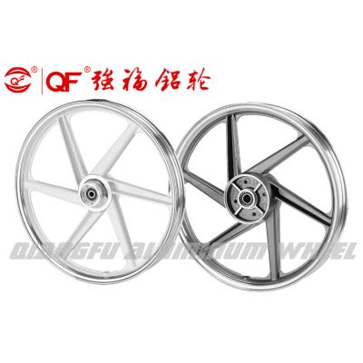 China Factory direct Motorcycle aluminum wheel wholesale manufacturer six spokes 17inch disc brake for sale