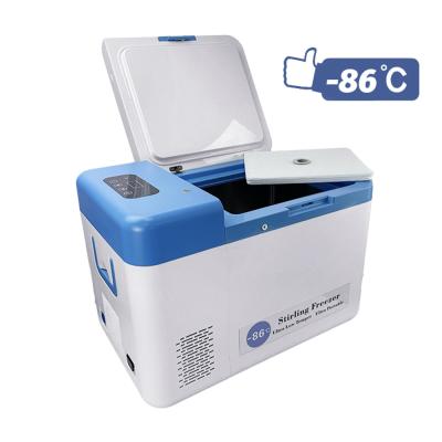 Cina Refport Ultra Low Temperature Stirling Cooler -86c Frigorifero portatile 12v/24v Dc Congelatore in vendita