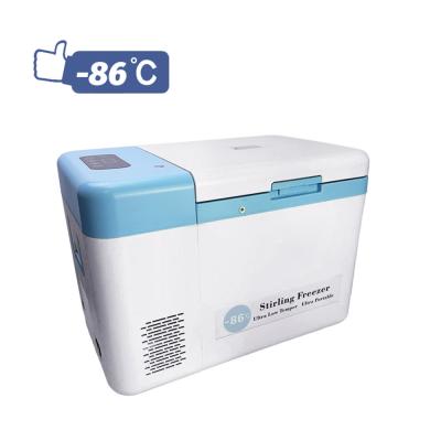 Cina 110/220V 50/60Hz Refport Ultra Low -86C Portatile Stirling Cooler per il trasferimento del vaccino in vendita