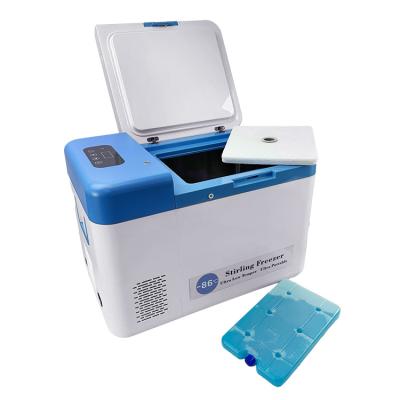 Cina 25L frigorifero portabile per laboratorio -86C mini frigorifero a temperatura ultra bassa in vendita