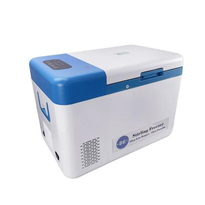 Cina Congelatore portatile a temperatura ultra bassa da 25L per la conservazione di campioni di laboratorio -86C/-112F in vendita