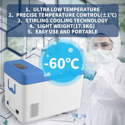 Cina Materiali biologici -60°C Tecnologia di raffreddamento Stirling in vendita