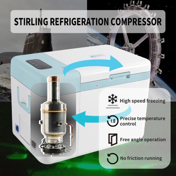 Quality Voltage 100V to 240V 12V/24V Refport Ultra Low -80 Portable Lab Freezer Compact for sale