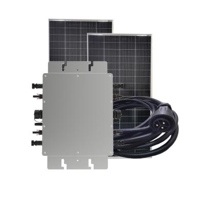 China Micro Inverter Solar Panel Micro Inverter Grid Tie Wifi Power 2400w Smart Solar for sale