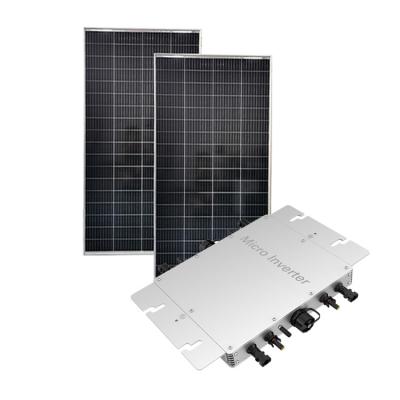 China Laço puro solar da grade do inversor da onda de seno do sistema 1.4kw do micro inversor da casa IP65 à venda