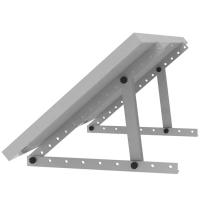 China VSL 2 Solar Panel Bracket PV Adjustable Solar Panel Tilt Mount Brackets for sale