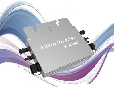 Cina Lega di alluminio impermeabile d'argento IP65 del micro invertitore del cavo 600W del pannello solare in vendita