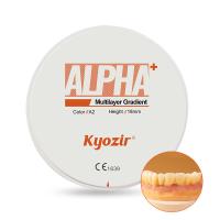 Quality 3D Multilayer Zirconia Dental Block Natural Color Gradient for Anterior Teeth for sale