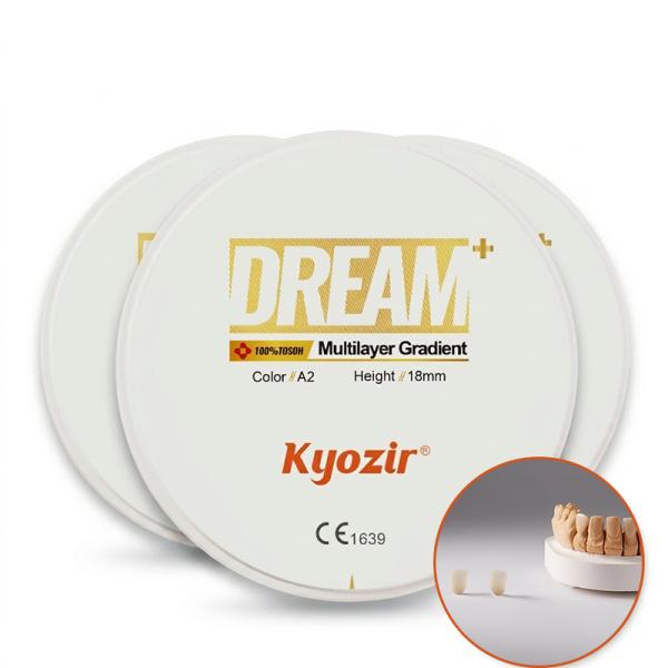Quality Cad Cam Zirconia Pucks 98mm High Translucent Dental Ceramic Milling Disc for sale