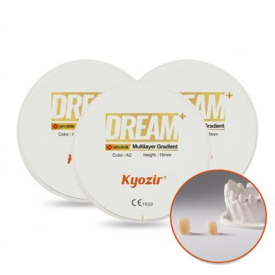 China Multi Layer Dental Zirconia Blank Gradient 100% Japan TOSOH Powder Fast Sintering for sale