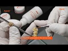 aesthetic dental stain glaze paste set 18 color for dental lab equipment