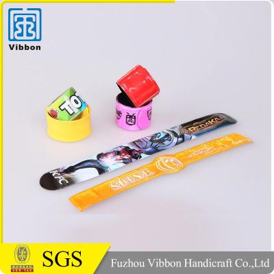 China New design professional made hot sale silicone slap wristband watches for sale