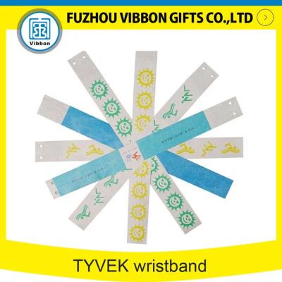 China Widely Use Custom Water Proof Tyvek Wristbands Security One Time Use for Party for sale