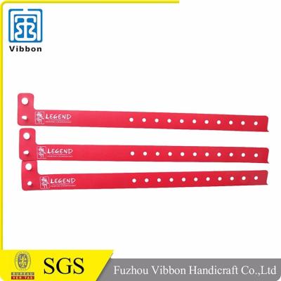 China promotional custom printed vinyl wristband soft pvc bands for events for sale