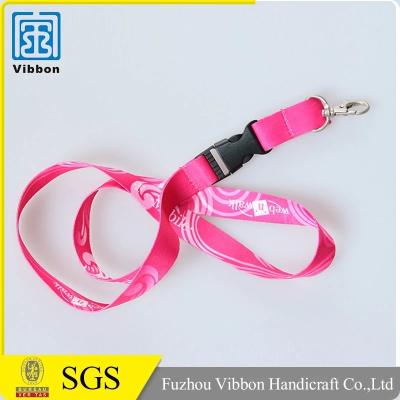 China Custom design new fashion competitive price silk printing lanyards for sale