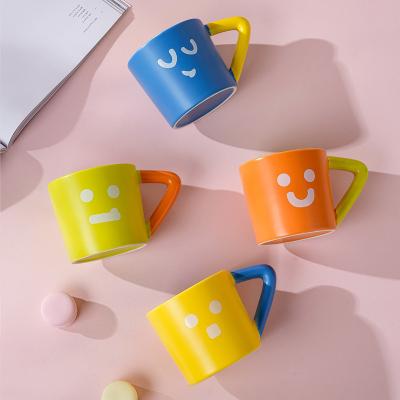 Cina Tazza da caffè in ceramica a blocco colore di Thanksgiving in vendita
