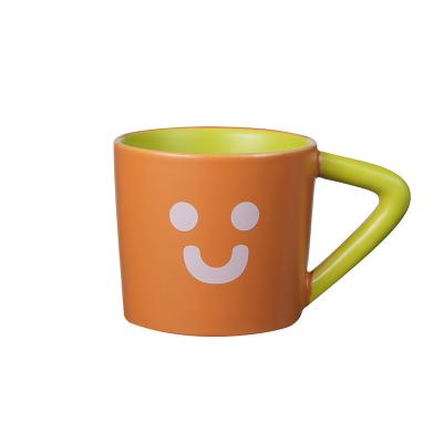 Cina Tazza da caffè in ceramica a blocco colore di Thanksgiving in vendita