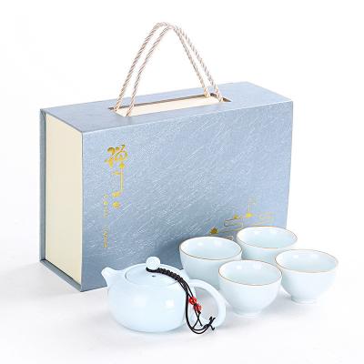 中国 多色印刷 手札箱セット 陶磁石石鍋茶セット 農業用 販売のため
