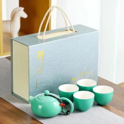 中国 多色印刷 手札箱セット 陶磁石石鍋茶セット 農業用 販売のため