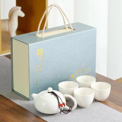 中国 多色印刷 手札箱セット 陶磁石石鍋茶セット 農業用 販売のため