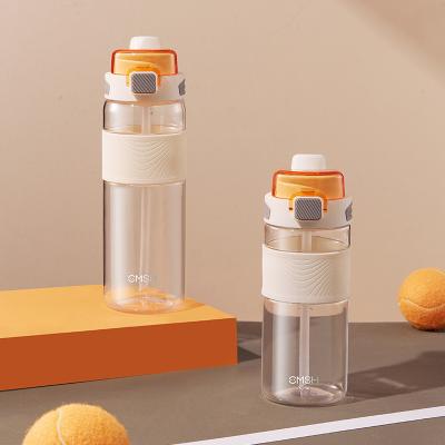 Cina Agricoltura Estate Coppa doppia con coperchio aperto Coppa di paglia 700ml Coppa d'acqua di moda regalo in vendita