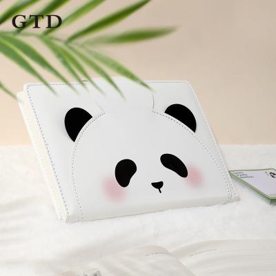 China Lovely Panda Cartoon Hand Ledger Learning Check in Notebook Perfect for Year Occasion for sale