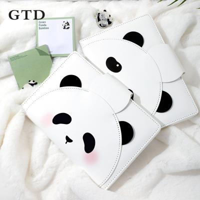 China Lovely Panda Cartoon Hand Ledger Learning Check in Notebook Perfect for Year Occasion for sale