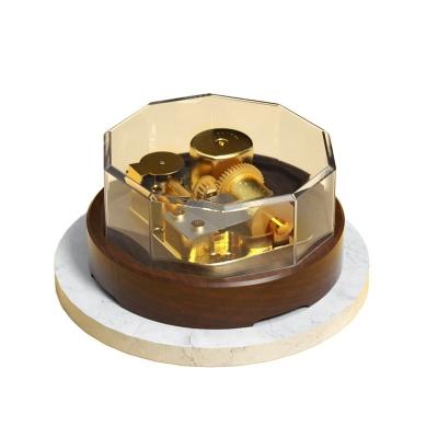 China Unique "Thank You" Gifts Engraved Transparent Walnut Octopus Box for Office Products for sale