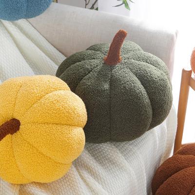 China UV Printing Creative Colorful Pumpkin Plush Toy Pillow Christmas Activity Doll Festival Gift for sale