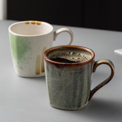 Cina Giornata del Padre Retro Forno Trasformazione Tazza di Caffè in Ceramica Dipinta a Mano per Ufficio Regalo in vendita
