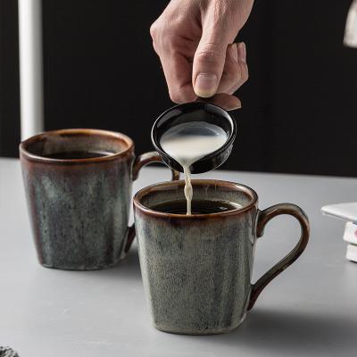 Cina Giornata del Padre Retro Forno Trasformazione Tazza di Caffè in Ceramica Dipinta a Mano per Ufficio Regalo in vendita