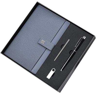 China Office Products Business Notebook Geschenkdoos Set met Logo Klant Logo Vier stukken Set Te koop