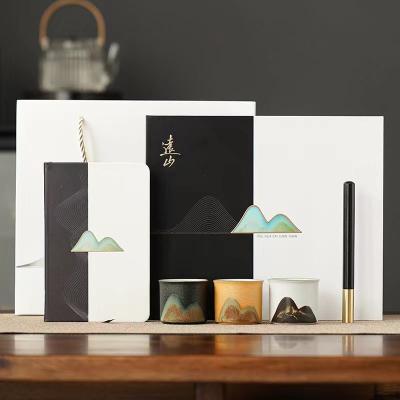 China Hotel and Resort Far Mountains 1 Color Color Printing Cultural and Creative Small Set for sale