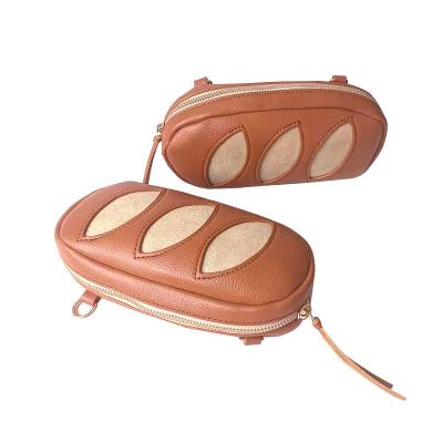 China April Fool's Day Texture Makeup Storage Bag Cute Small Bread Crossbody Bag for Activities for sale