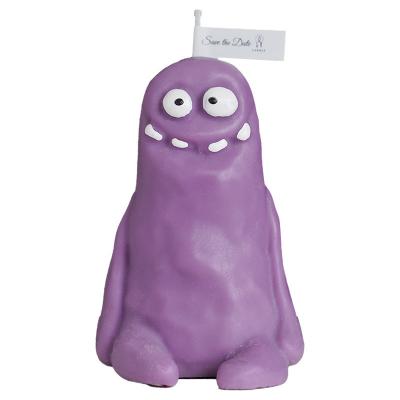 China Hotel and Resort Target End User Clay Man Monster Candle for Funny Year Fragrance Gift for sale