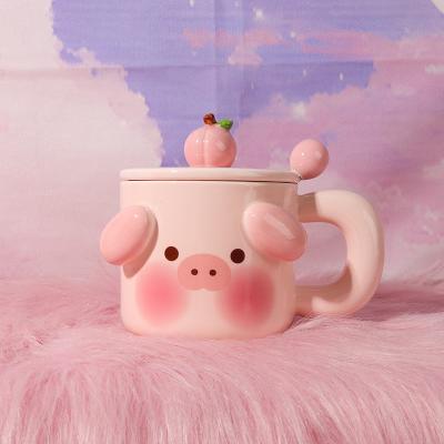 Cina Tazza di ceramica con coperchio Sorprendi la tua migliore amica per il suo compleanno in vendita