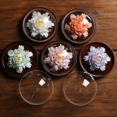 Cina Logo Aromatizzazione a mano in ceramica in peonia Il regalo perfetto per i prodotti di ufficio finali in vendita