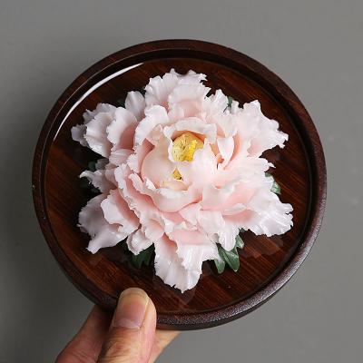 Cina Logo Aromatizzazione a mano in ceramica in peonia Il regalo perfetto per i prodotti di ufficio finali in vendita
